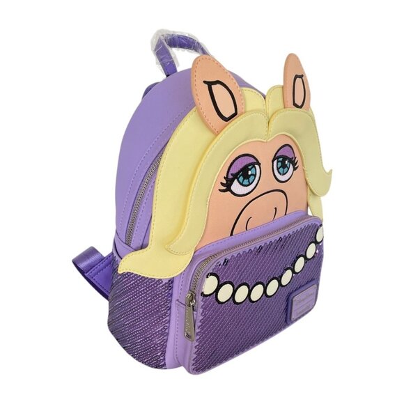 Disney | Bags | Disney Parks Disney Loungefly Muppets Miss Piggy Mini ...